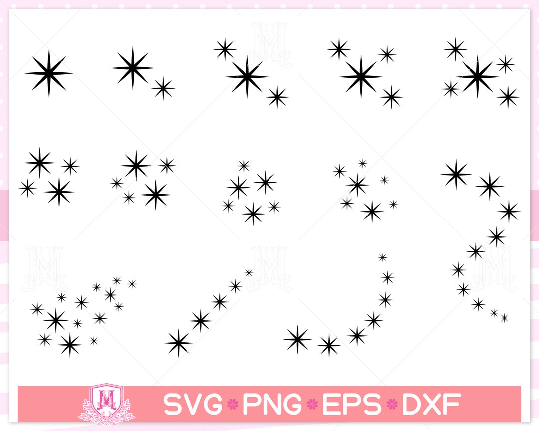 Sparkle Svg File, Star Svg, Star Sparkle Svg, Magic Svg, Glitter Svg ...