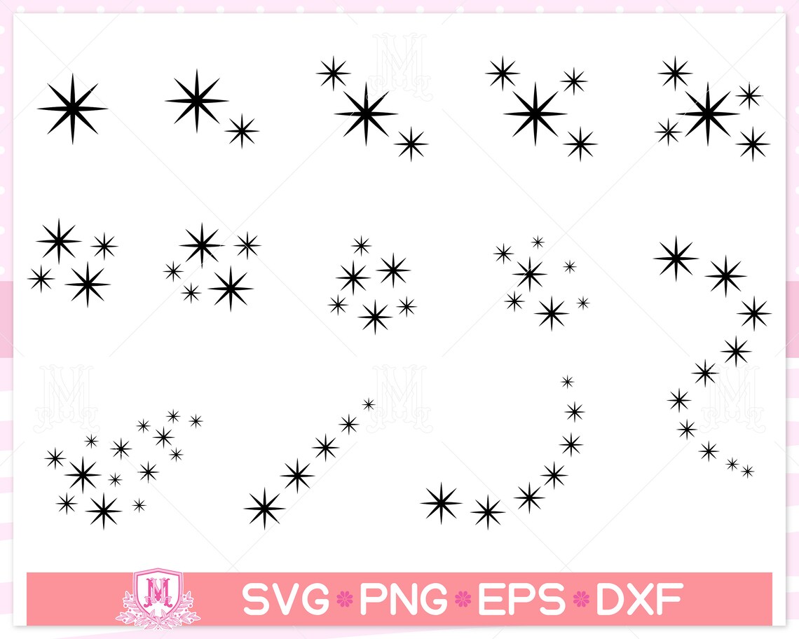Sparkle Svg File Star Svg Star Sparkle Svg Magic Svg - Etsy