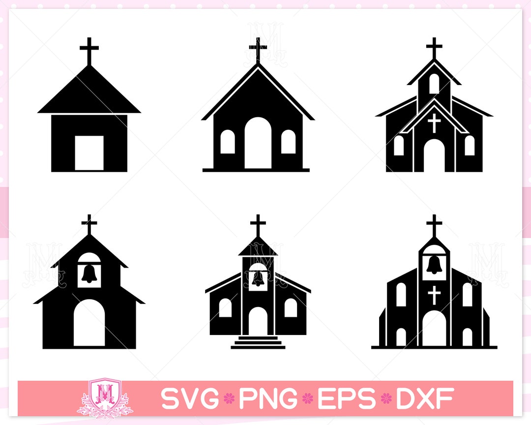 Church Svg File, Church Svg, Church Building Svg, religion Svg ...