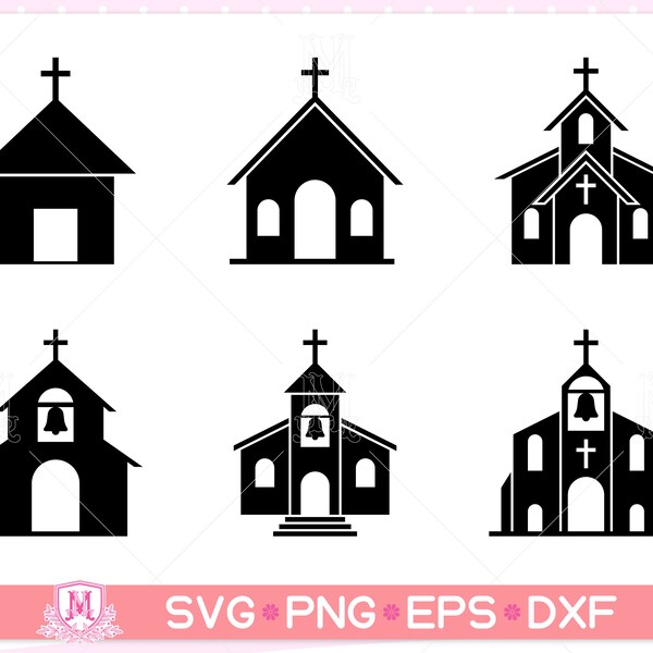 Church Svg - Etsy