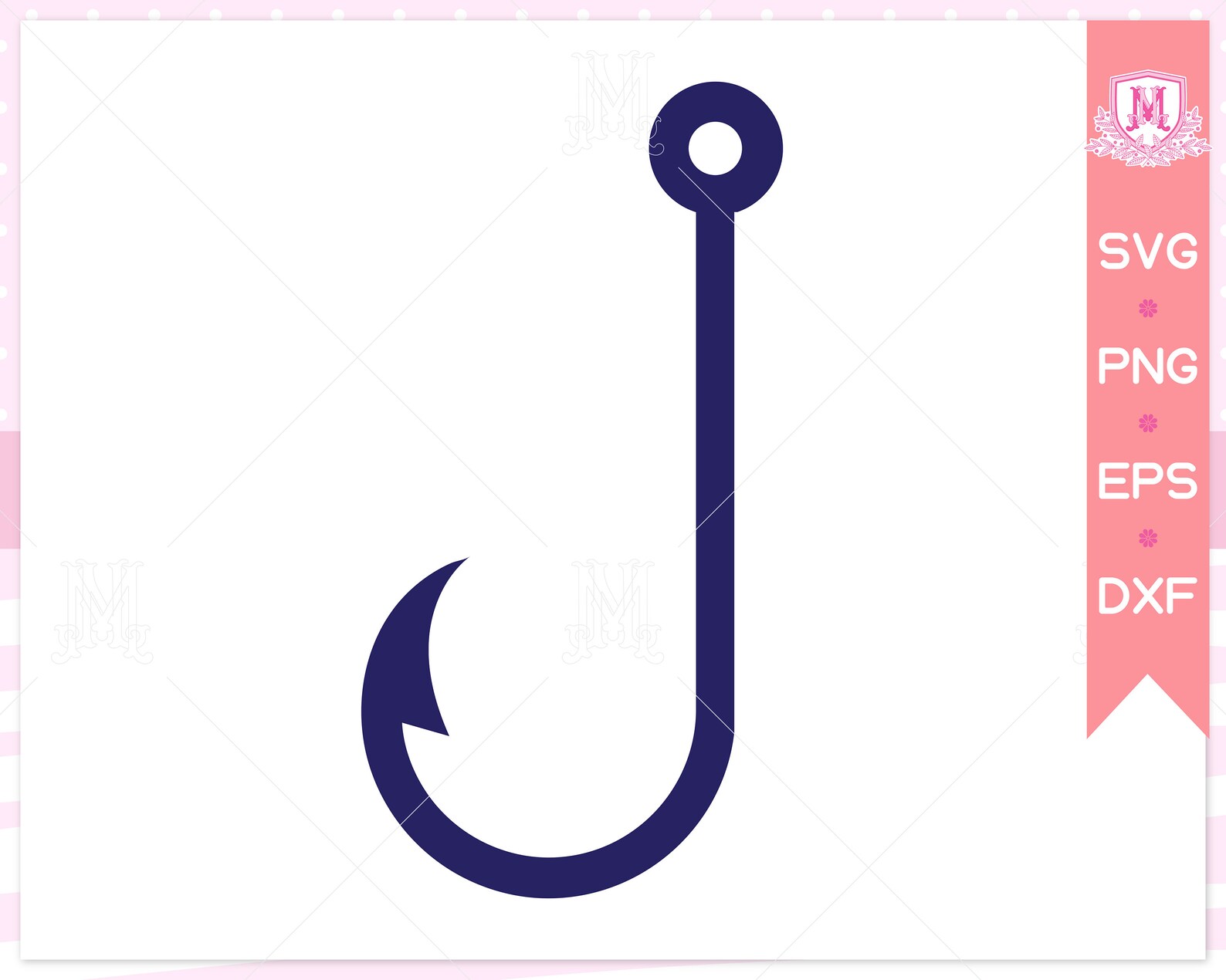 Fishing Hook File, Fish Hook Svg, Fishing Svg, Hook Svg, Instant ...