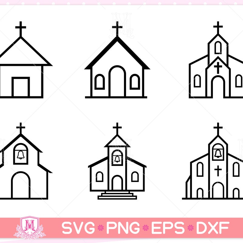 Church Svg File - Etsy