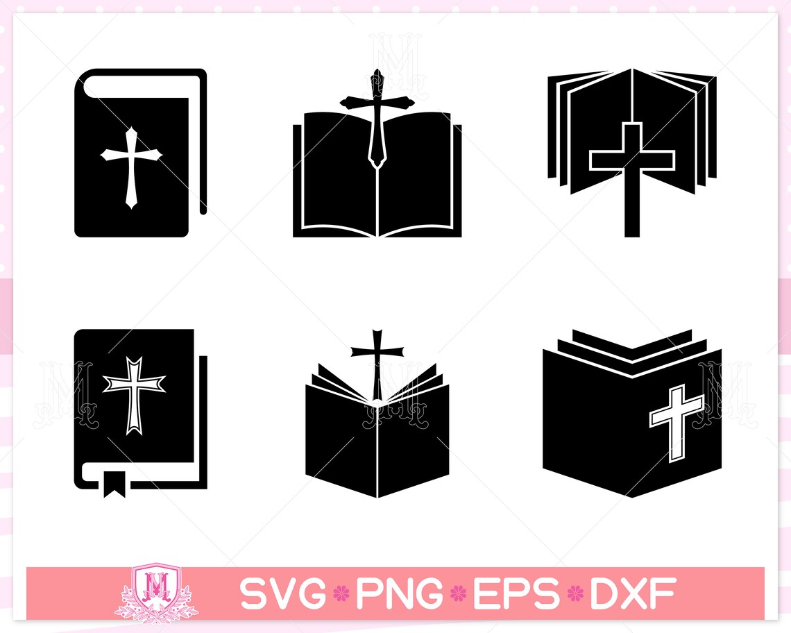 Bible Svg File, Bible Book Svg, Holy Bible Svg, Christian Svg, Catholic ...