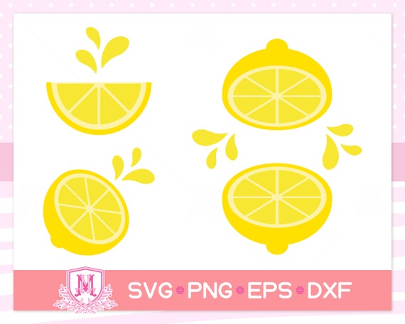 Limón svg archivo limón svg fruta svg nombre marco svg - Etsy México