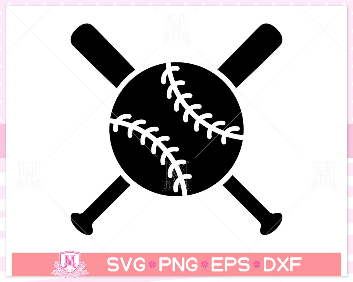 Baseball and Bat Svg File Baseball Svg Softball Svg Sport - Etsy UK