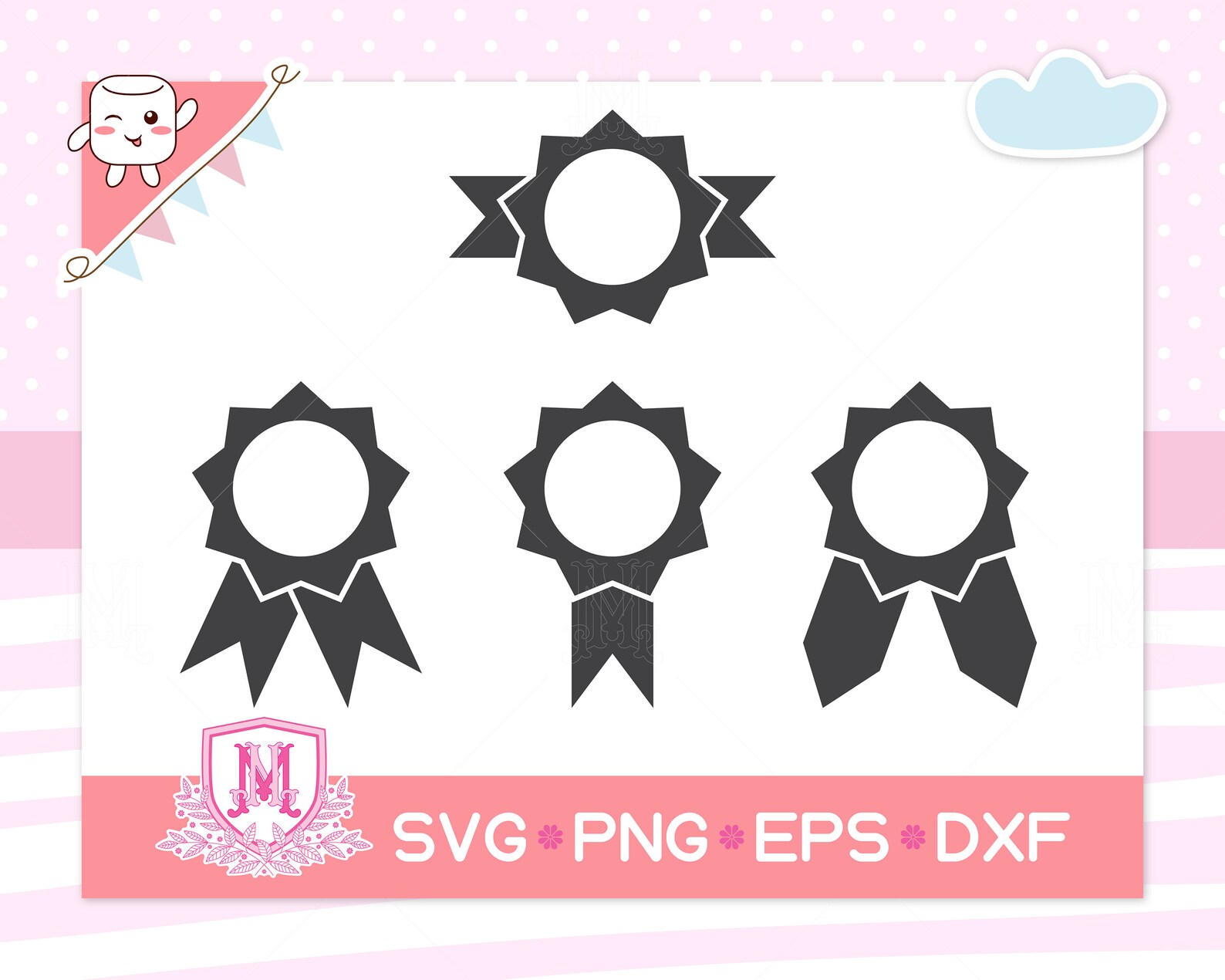 Award Ribbon Svg File Prize Svg Medal Svg Bundle Digital - Etsy