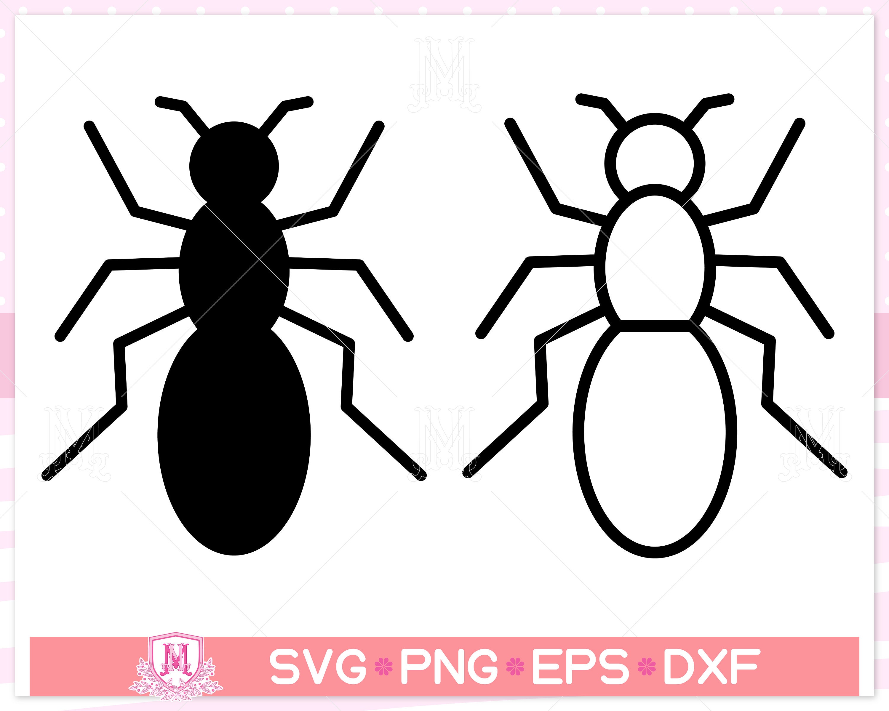 Ant Svg File, Termite Svg, Insect Svg, Animal Svg, Instant Digital ...