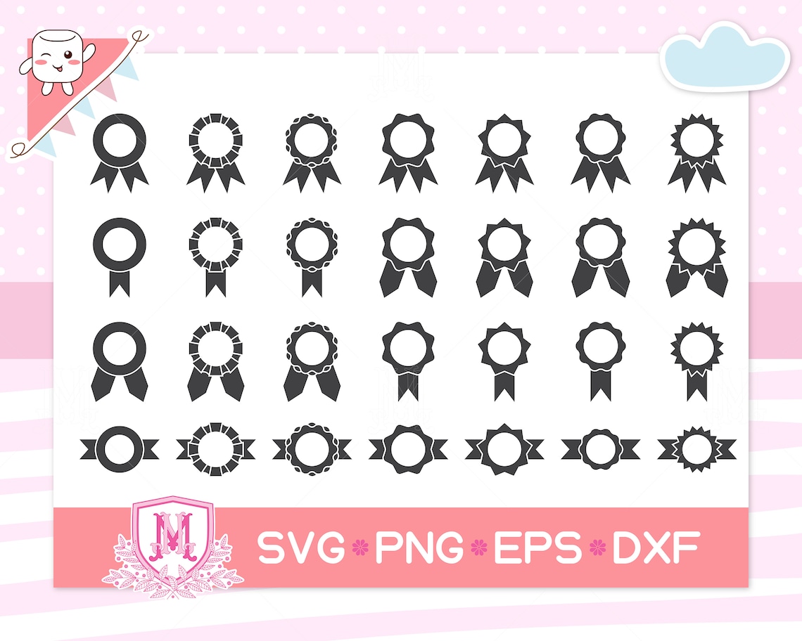 Award Ribbon Svg File Prize Svg Medal Svg Bundle Digital - Etsy