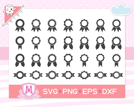 Award ribbon svg file prize svg medal svg Bundle Digital | Etsy