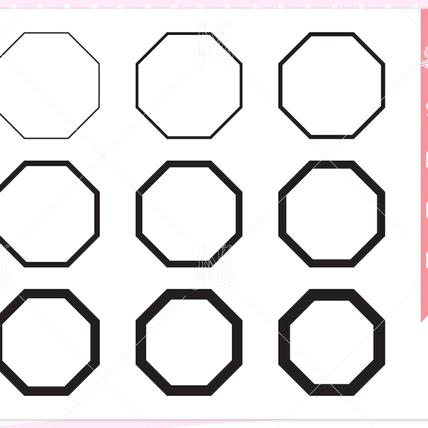 Octagon Svg Files - Etsy