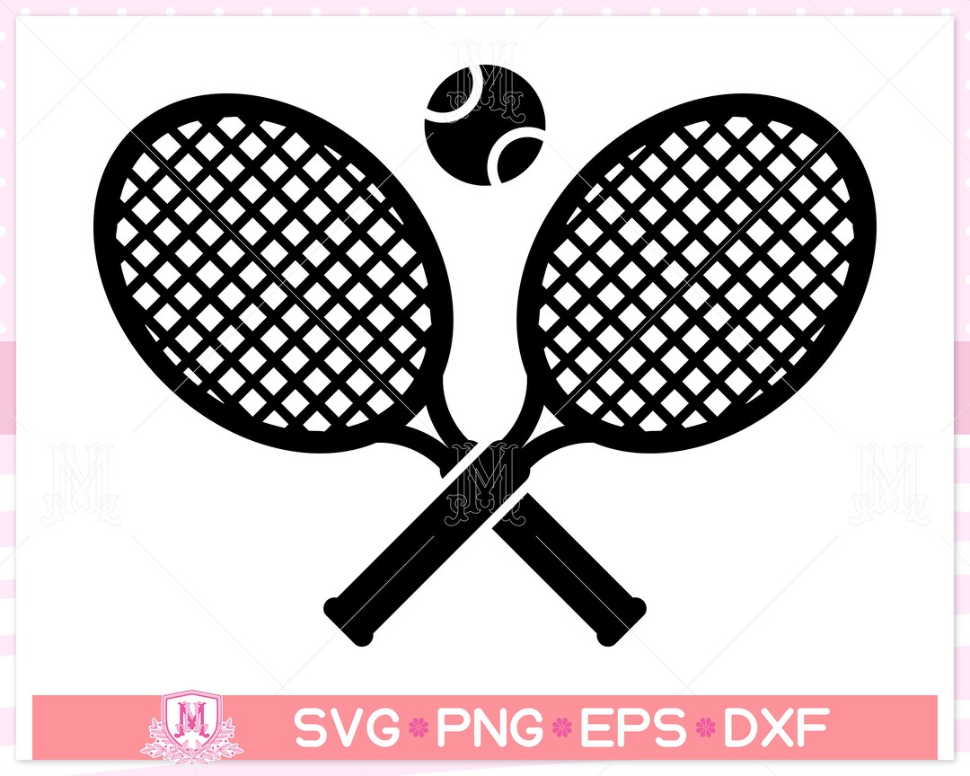 Tennis Svg File, Tennis Ball Svg, Tennis Racket Svg, Sport Svg, Logo ...