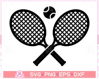 Tennis Racket Svg | Etsy