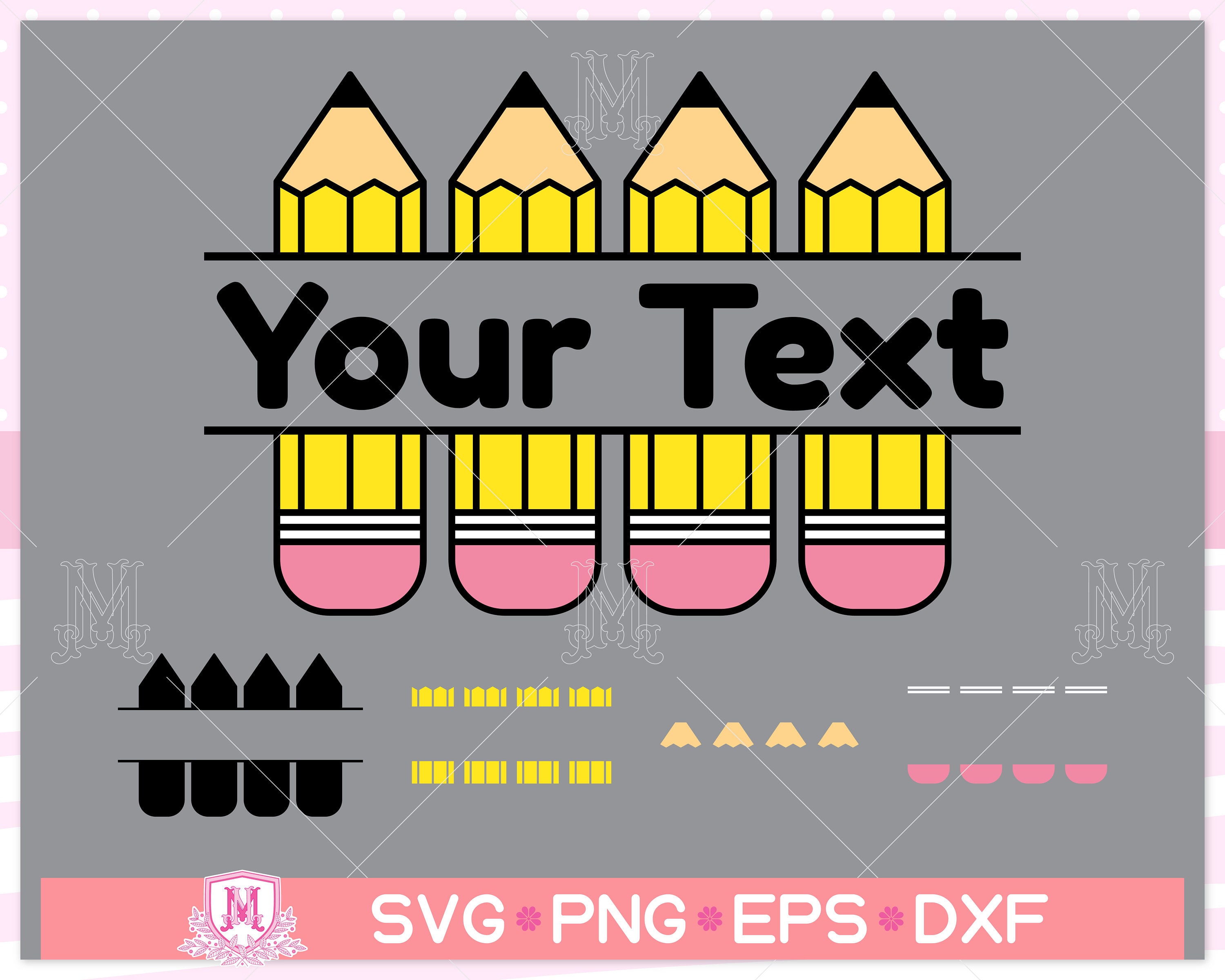 Pencil Svg File Pencils Svg Teacher Svg School Svg - Etsy