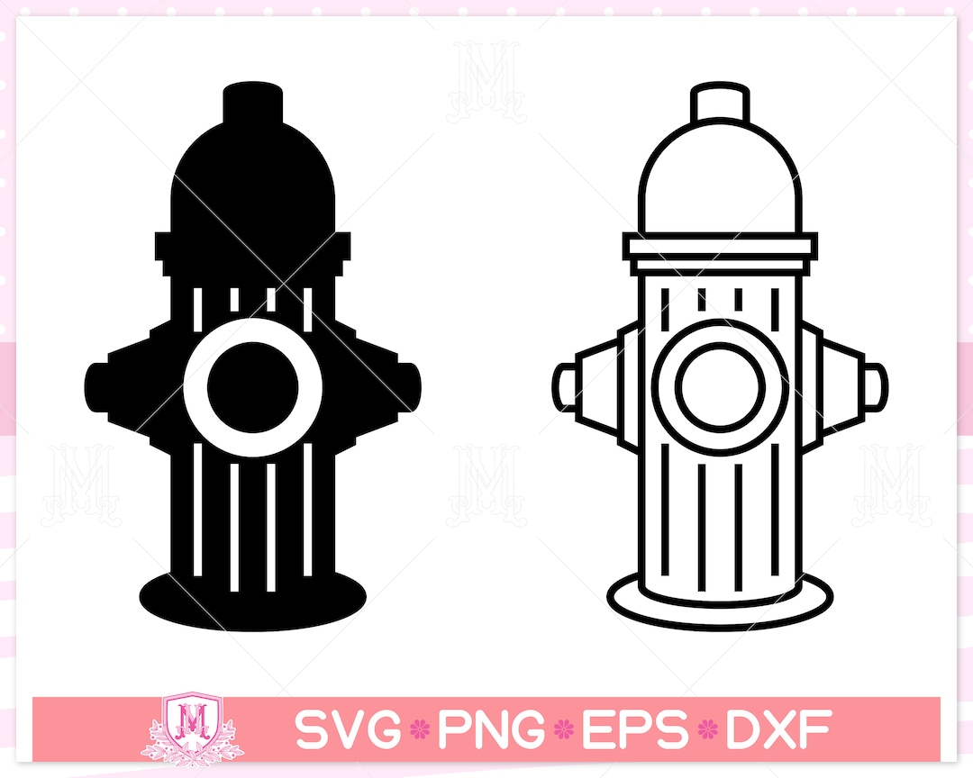 Fire Hydrant Svg File, Fire Hydrant Svg, Firefighter Svg, Fire Svg, Hydrant, Instant Digital ...