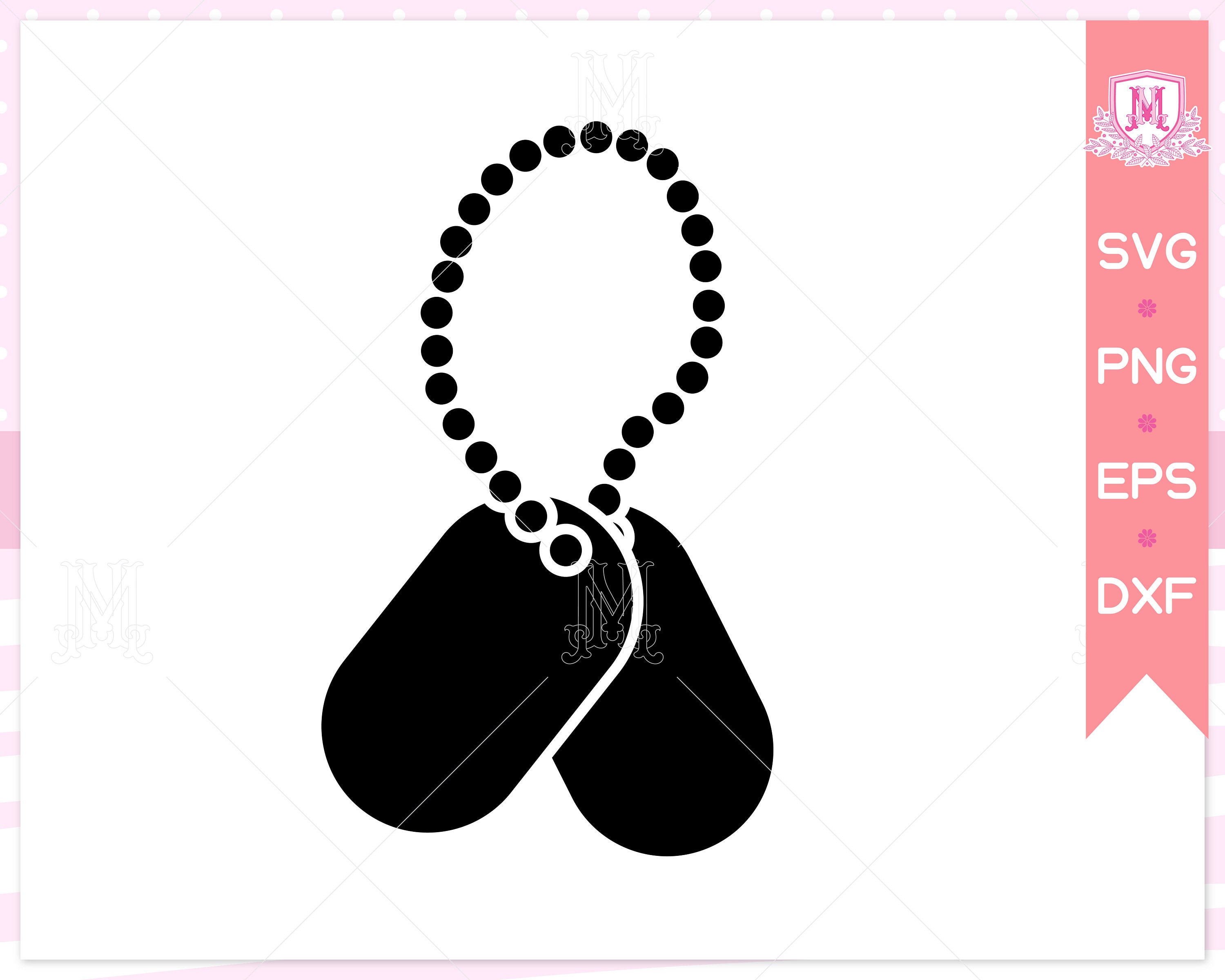 Dog Tag Svg File, Dog Chain Svg, Pet Tag Svg, Animal Svg, Tag, Dog, Pet ...