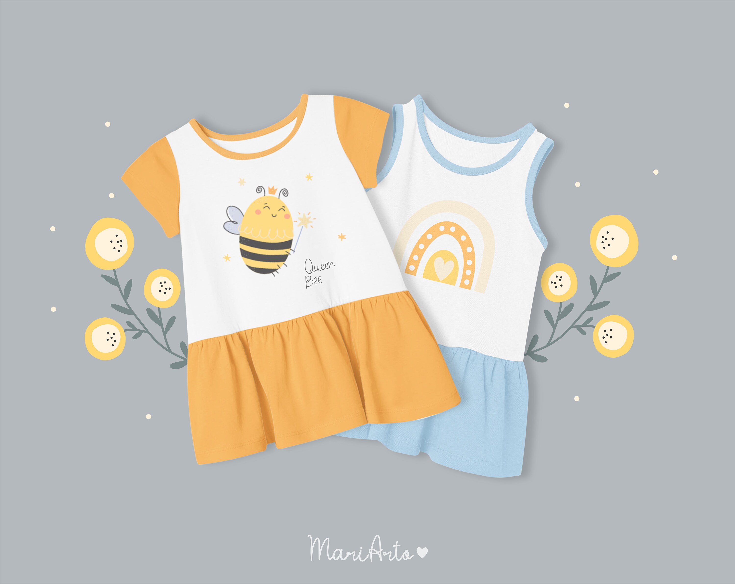 Bee Clip Art Set, Bees PNG Clipart and Lettering, Honey, Beehive ...