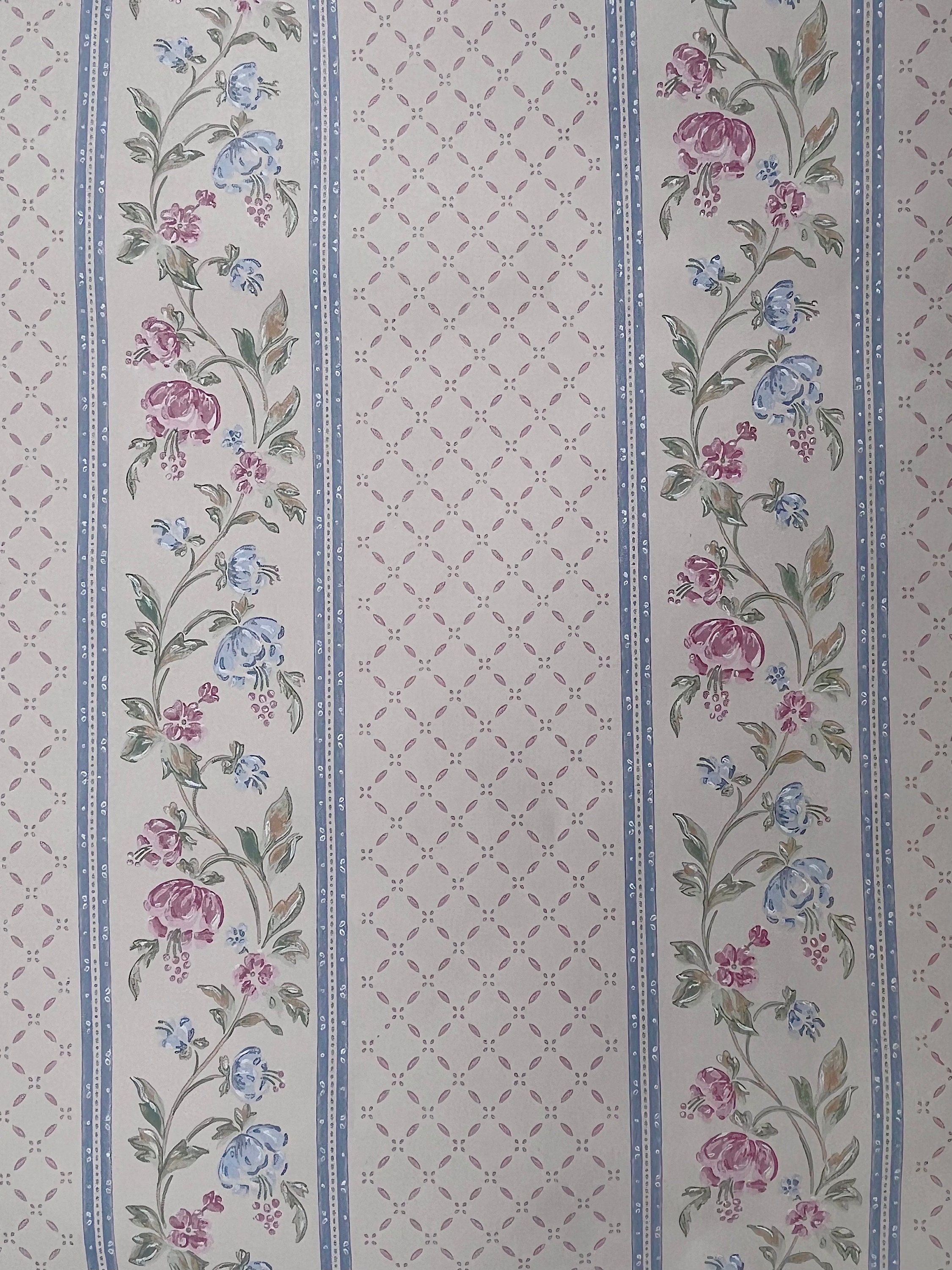 Floral Shabby Chic Wallpaper Samples - Etsy