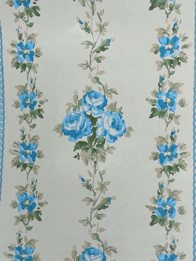 Floral Shabby Chic Wallpaper Samples - Etsy