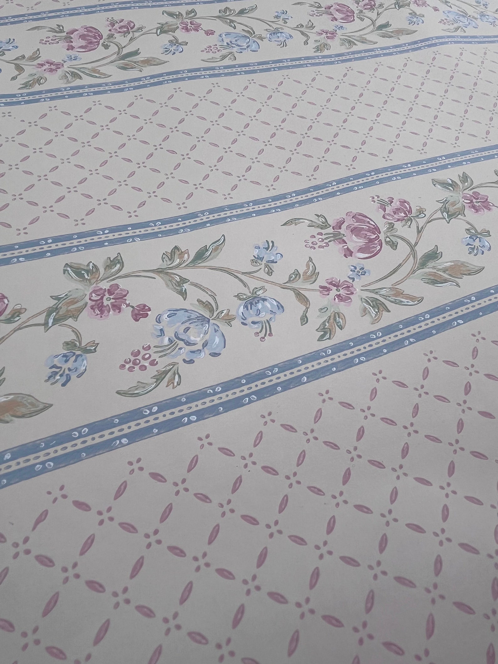 Floral Shabby Chic Wallpaper Samples - Etsy