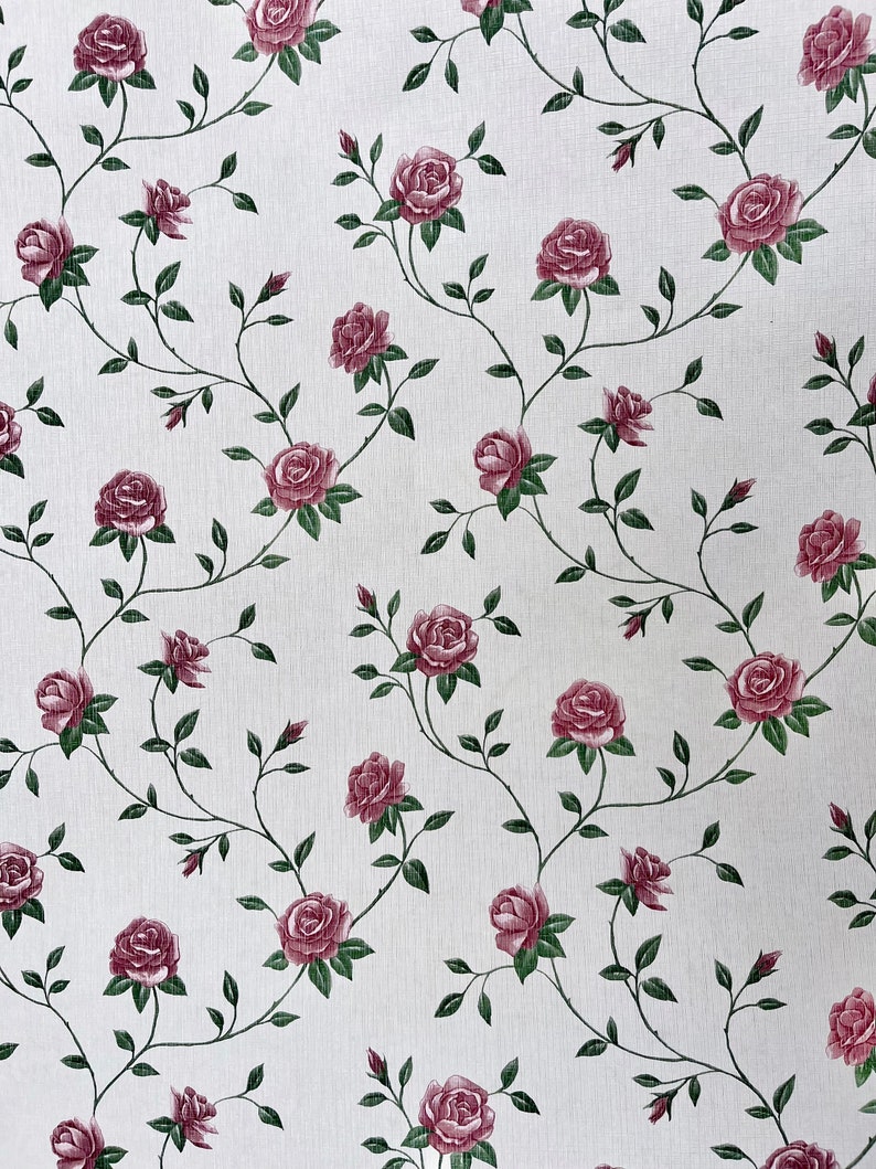 Floral Shabby Chic Wallpaper Samples - Etsy