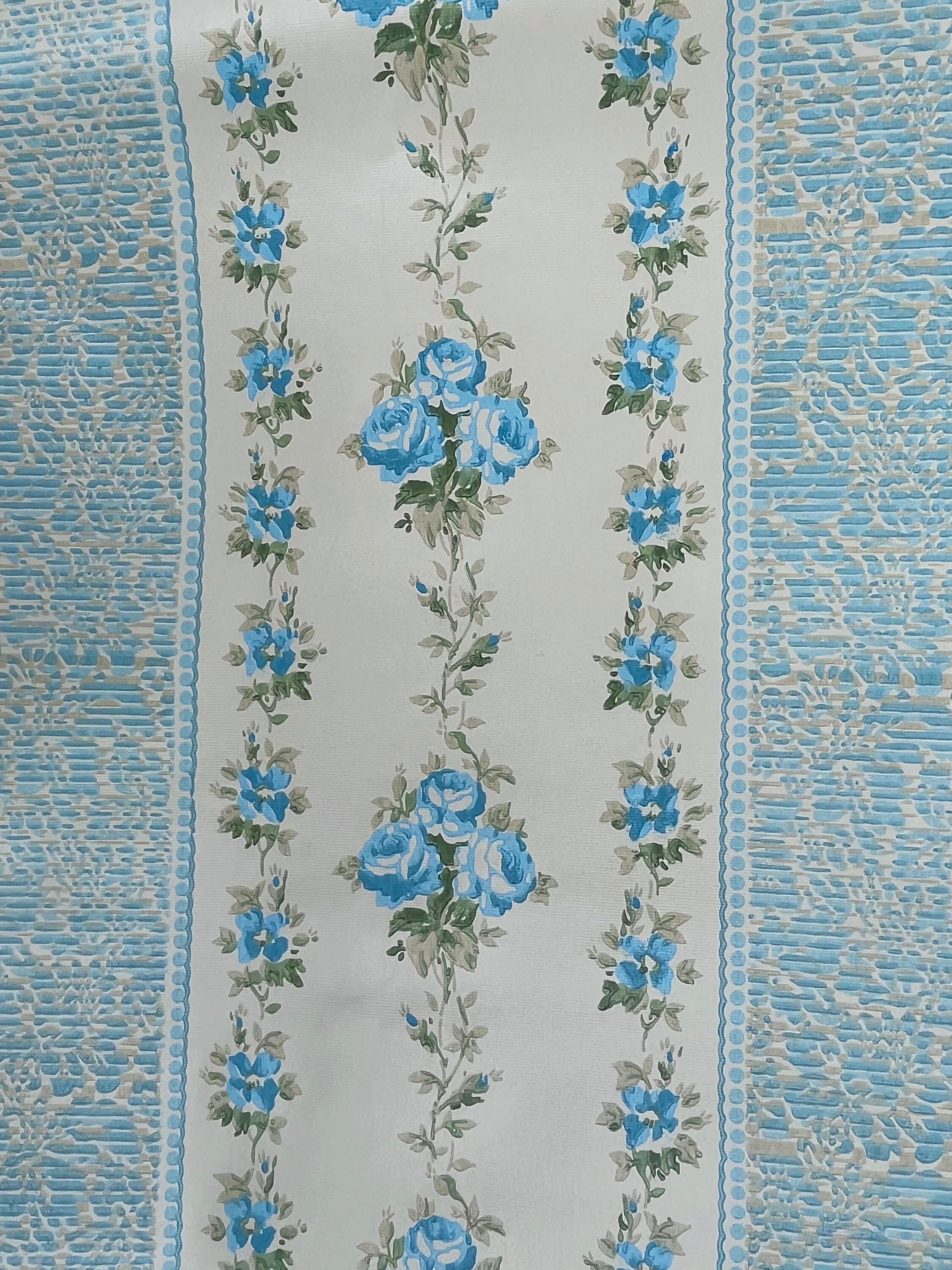 Floral Shabby Chic Wallpaper Samples - Etsy