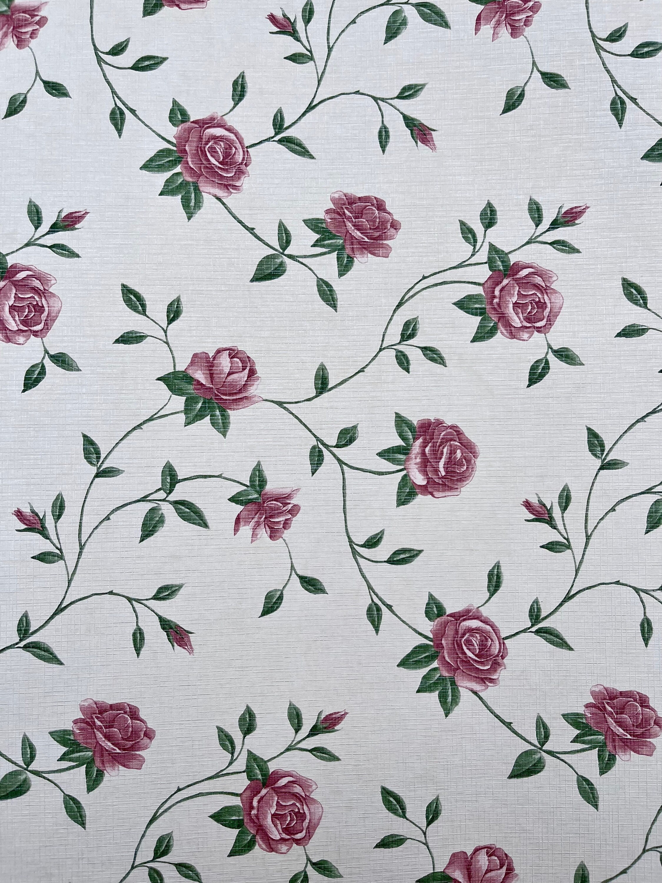Floral Shabby Chic Wallpaper Samples - Etsy