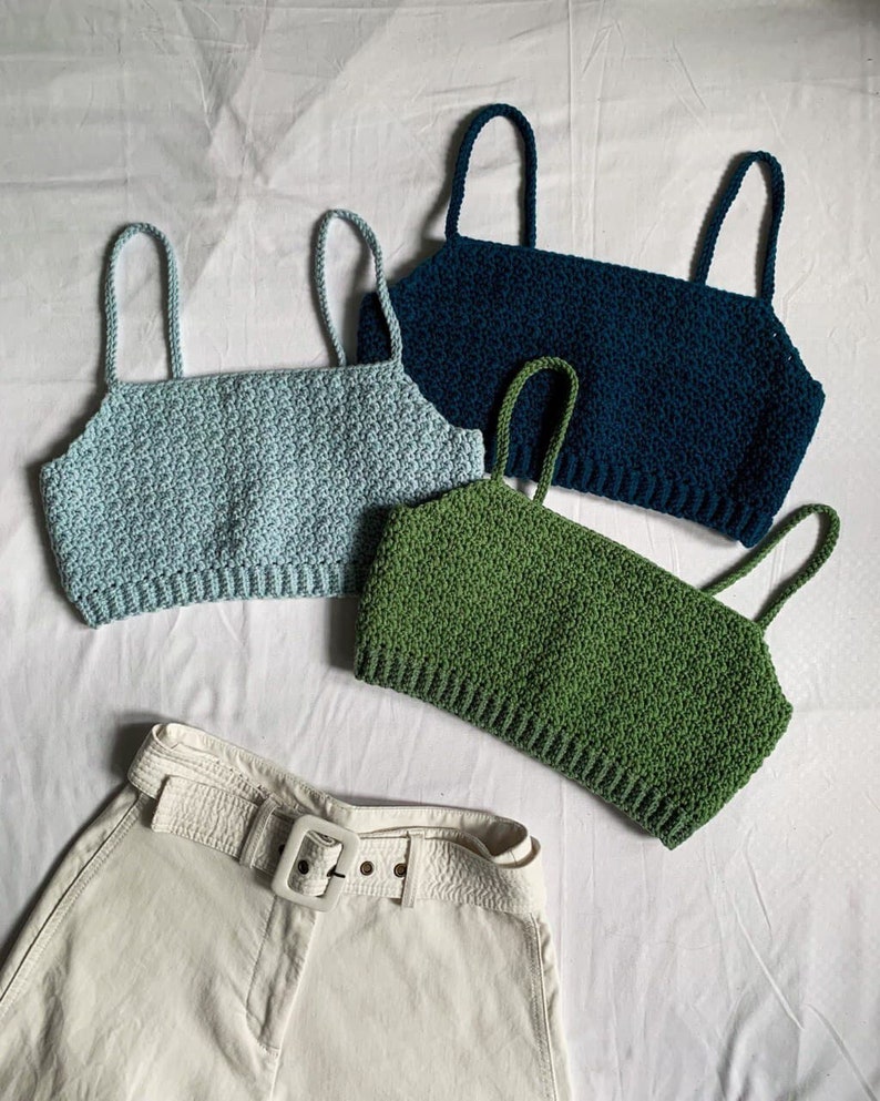 Aileen Bralette Easy Crochet Pattern PDF - Etsy