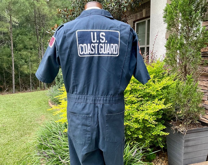 Gulf Strike Team Navy Blue Coverall, Men's Size 42, US Coast Guard's ...