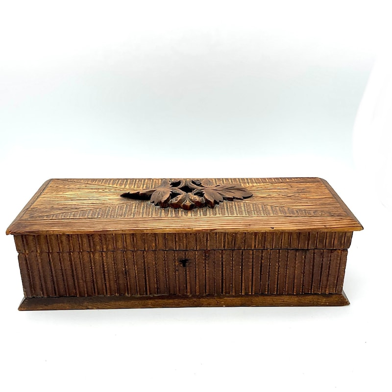 Carved Wood Box - Etsy