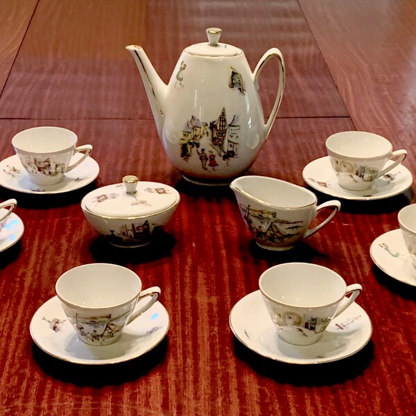 German Tea Set - Etsy