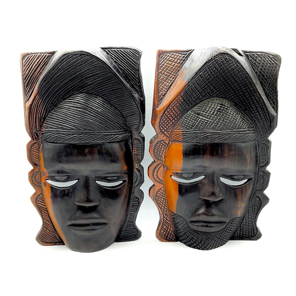 African Mask Stand - Etsy
