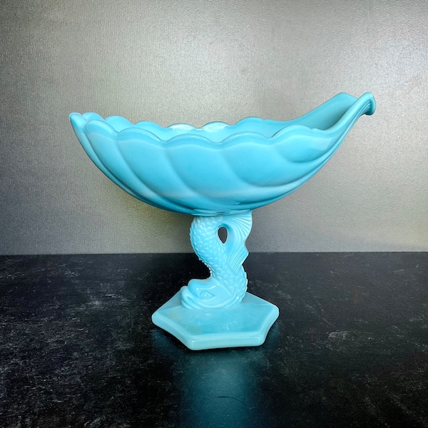 Blue Milk Glass - Etsy