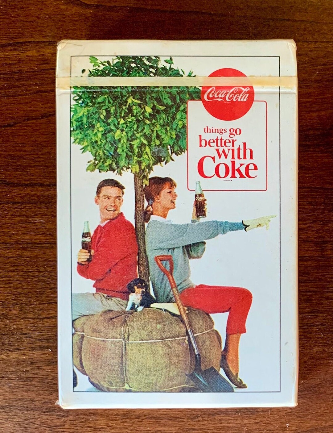 Coca Cola Playing Cards, Original Cellophane Wrapper With Tax Stamp ...