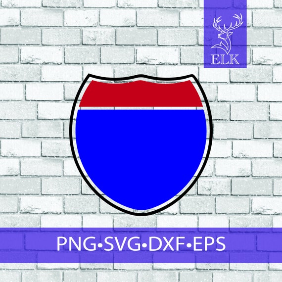 Interstate Sign Svg Highway Sign Svg Freeway Sign Shield SVG - Etsy UK