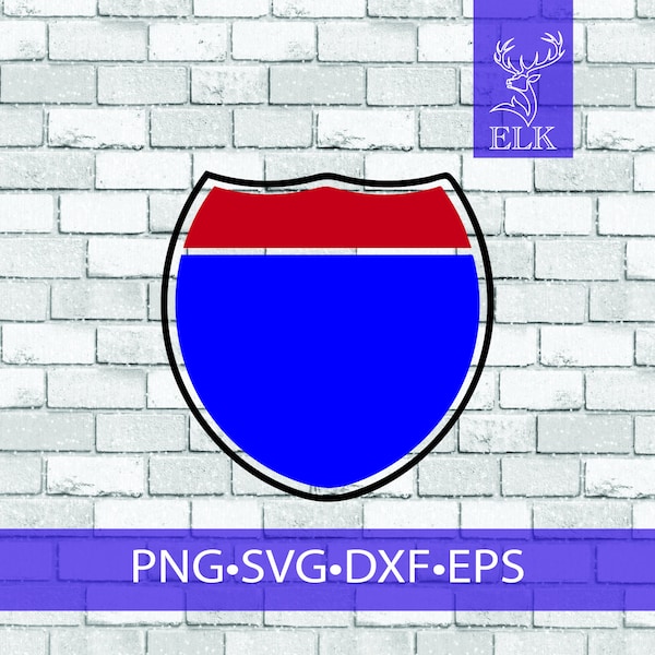 Interstate Sign Svg - Etsy