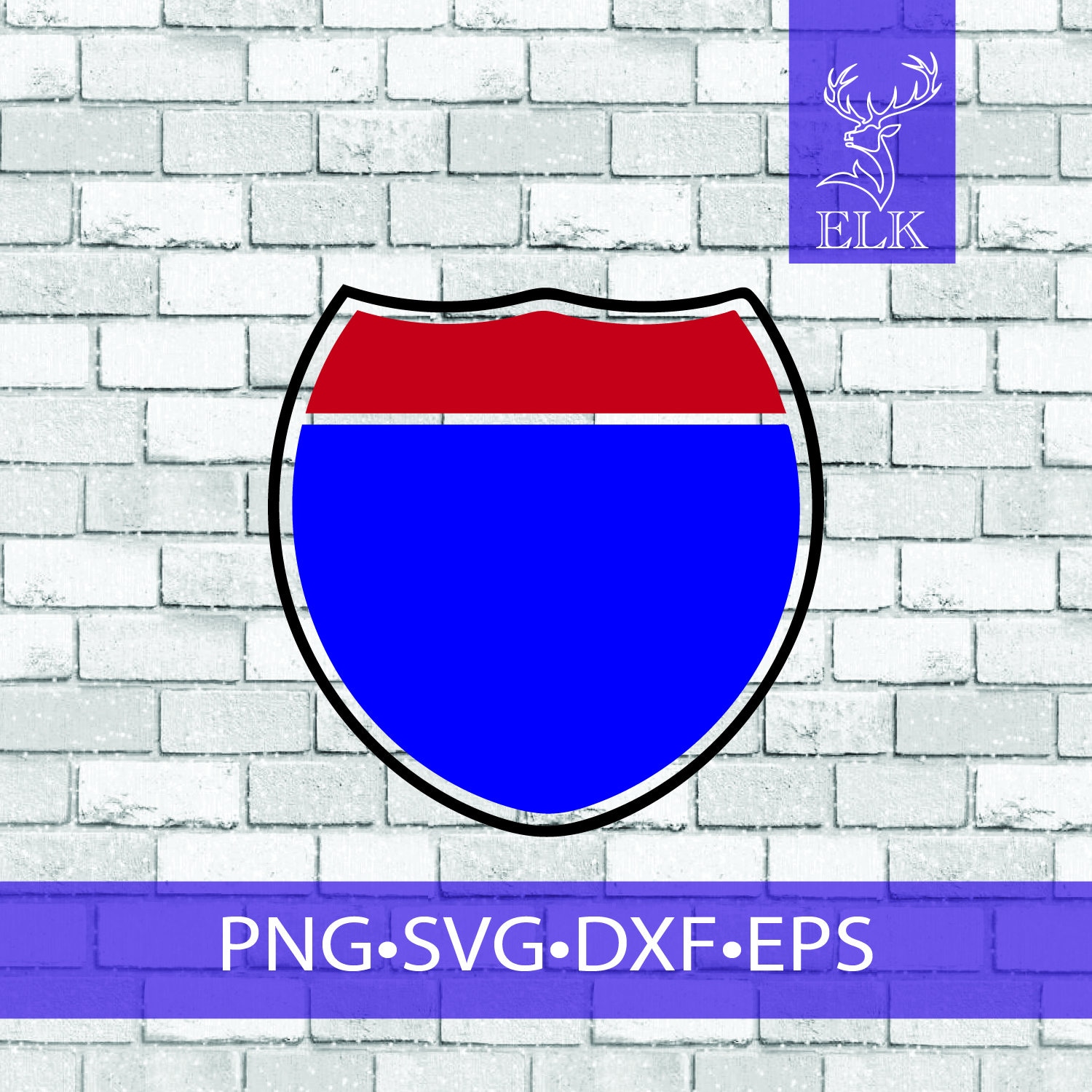 Blank Interstate Highway Sign Png