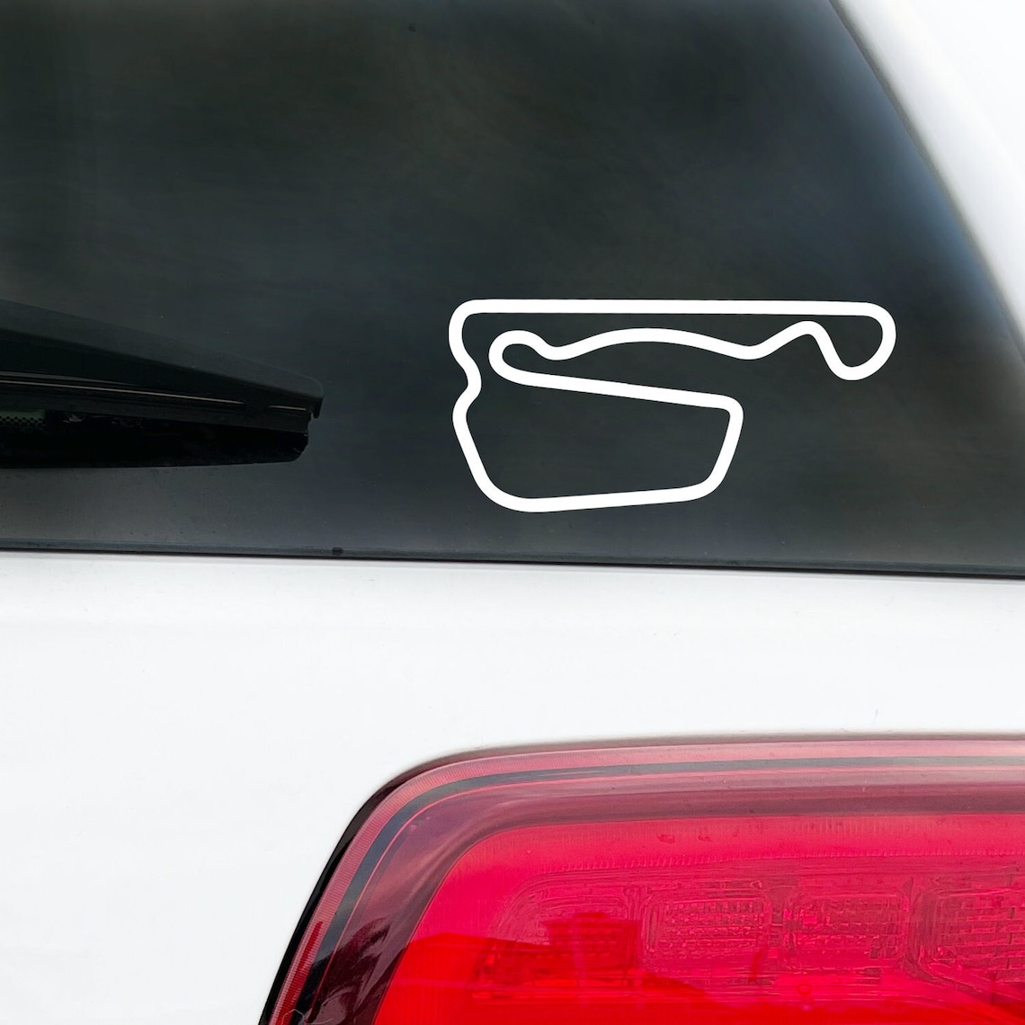 Any Custom Race Track Vinyl Decal Track Racetrack Outline - Etsy