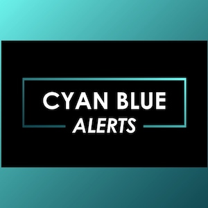ANIMATED Twitch Pastel Alerts WEBM Cyan Blue - Etsy