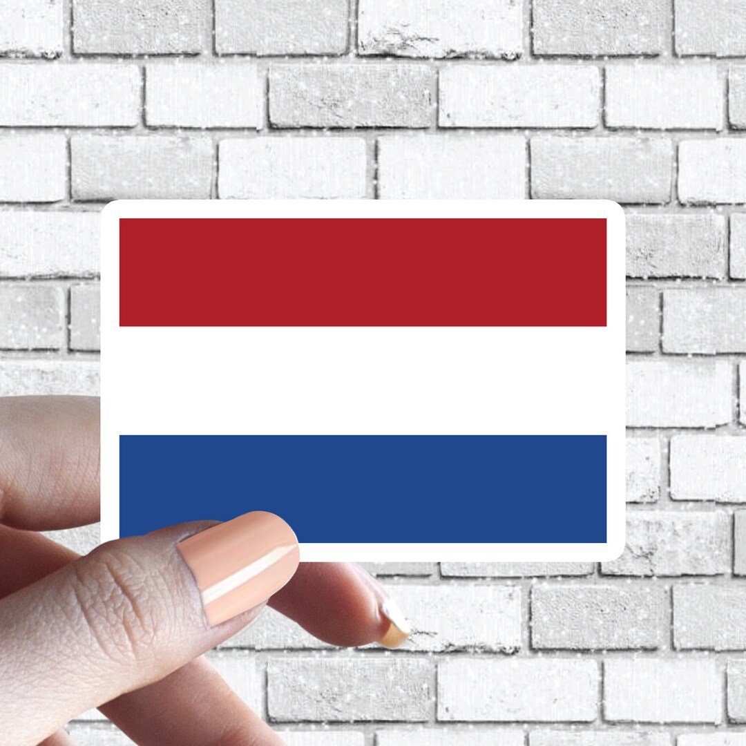 Netherlands Flag Sticker Dutch Flag Country Sticker - Etsy