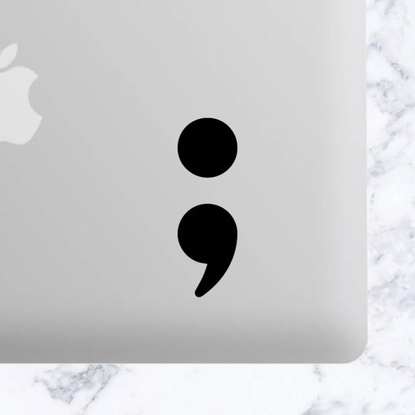 Semi Colon - Etsy