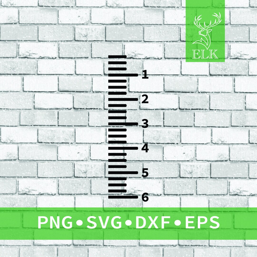 Ruler Markings Svg, Ruler Inches Stick Measure Tape School Svg, Arts ...