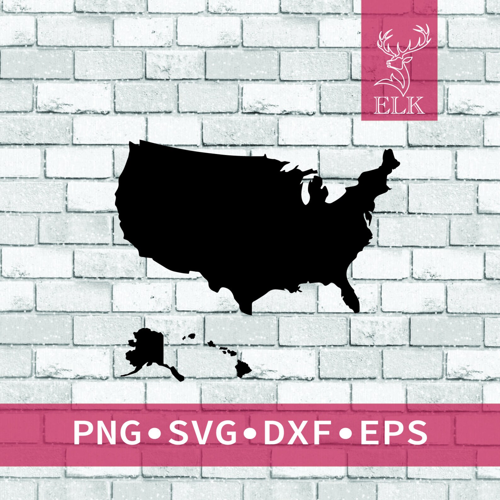 United States USA Map Svg Us Flag Svg Usa Flag Us Shape - Etsy