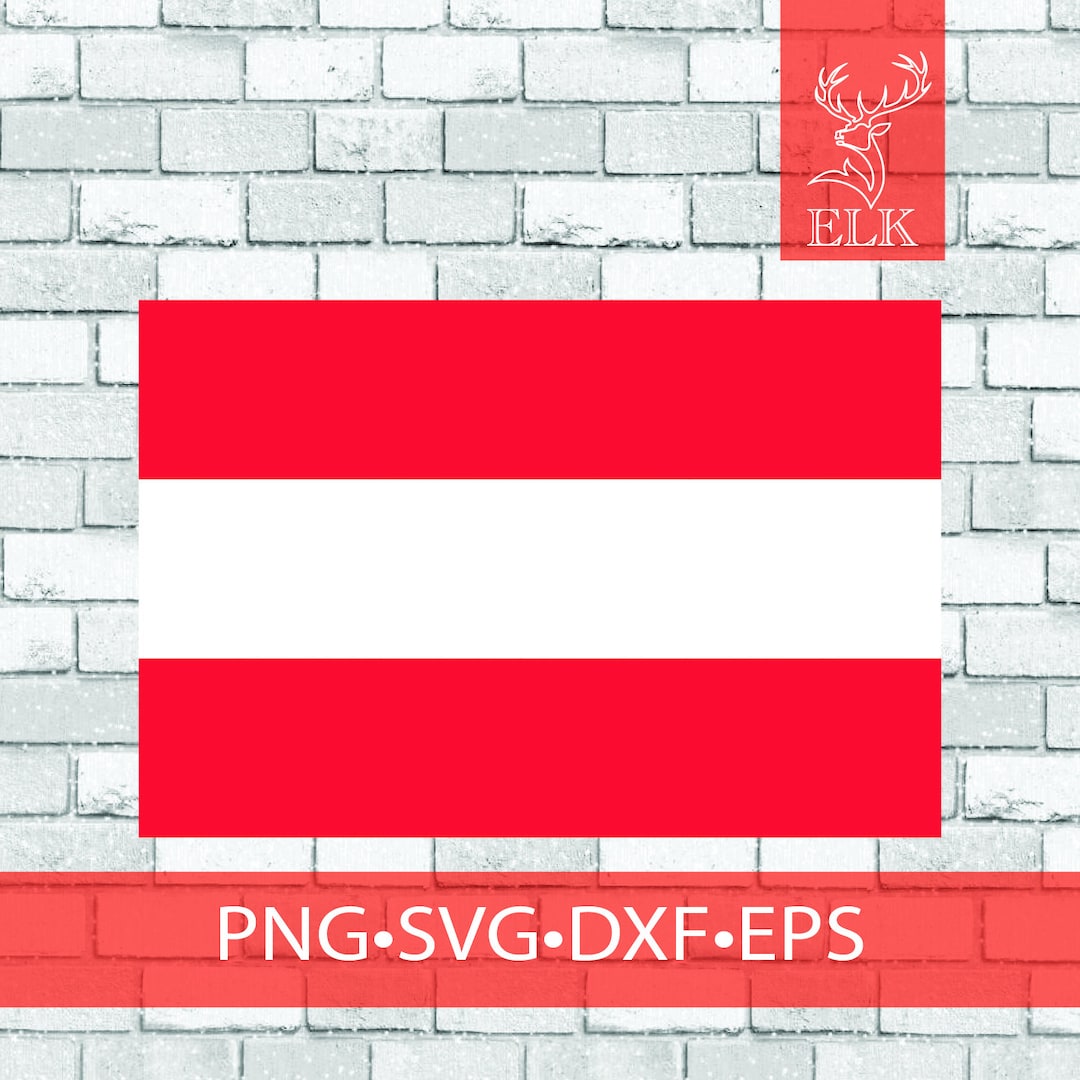 Austria Flag Svg, Austria Svg, Austrian Svg, Austrian Flag SVG svg, Dxf ...