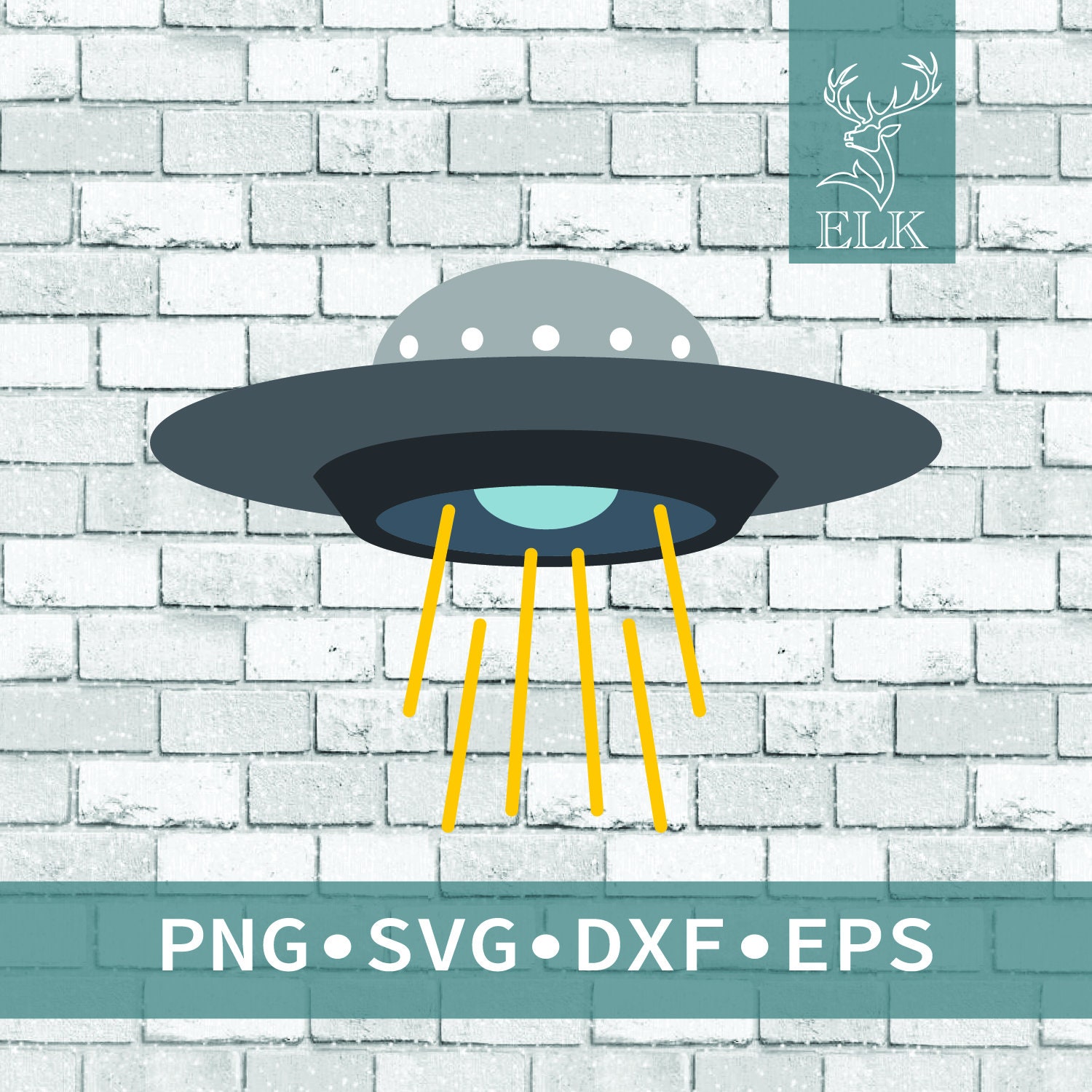 Alien Space Ship Cute Alien underglow space beam spacecraft spaceship ...