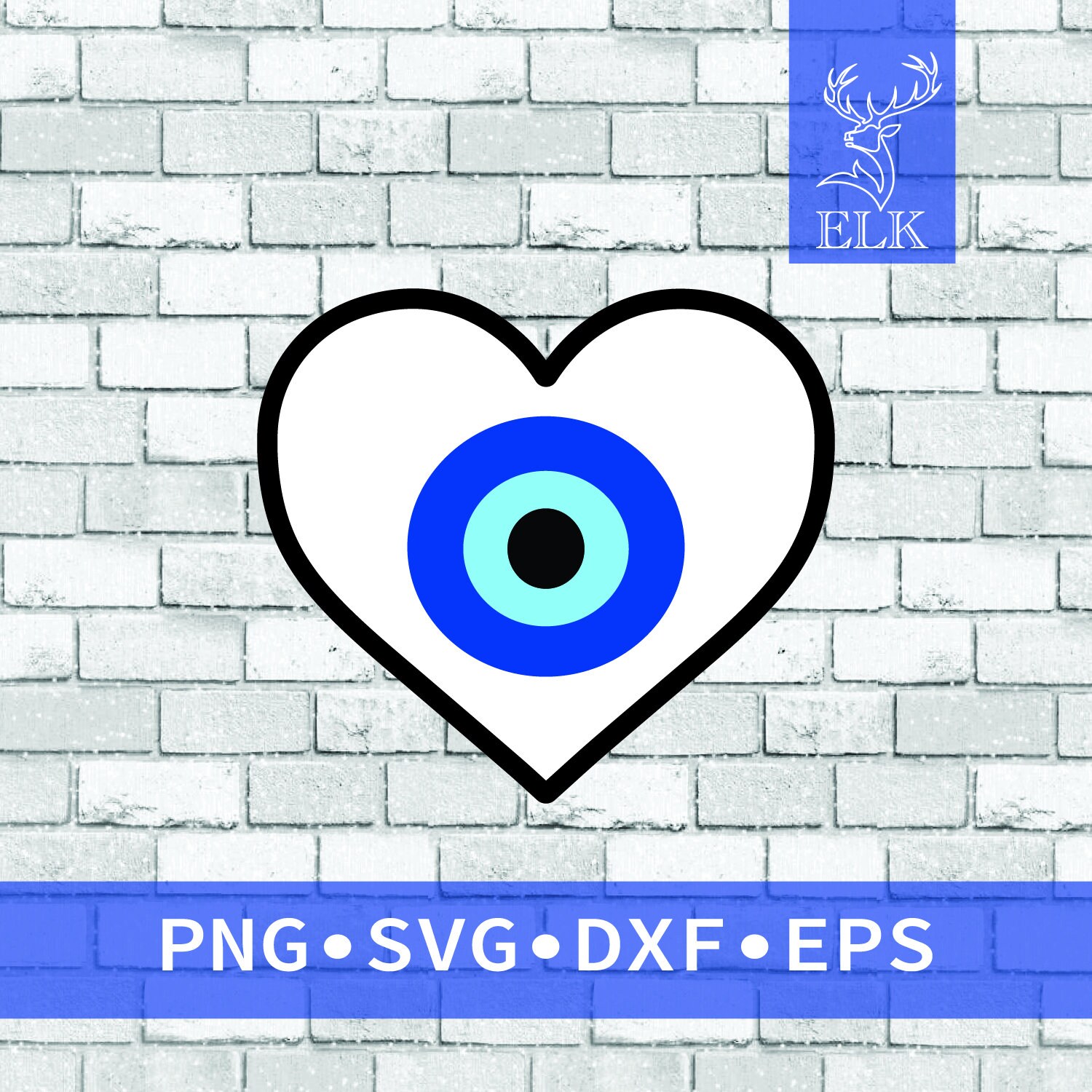 Evil Eye Eyes Heart Cartoon SVG svg Dxf Eps Png Cut File - Etsy
