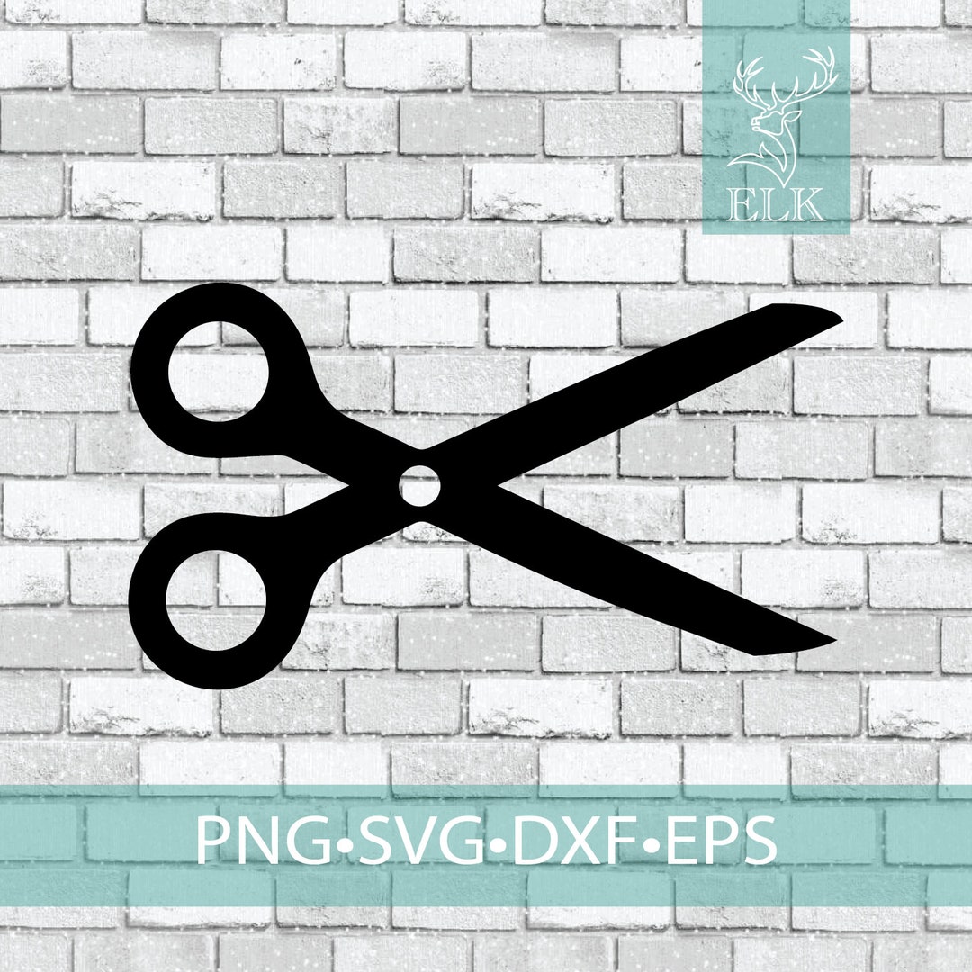 Scissors Clipart Vector Icon SVG svg, Dxf, Eps, Png Cut File for Cricut ...