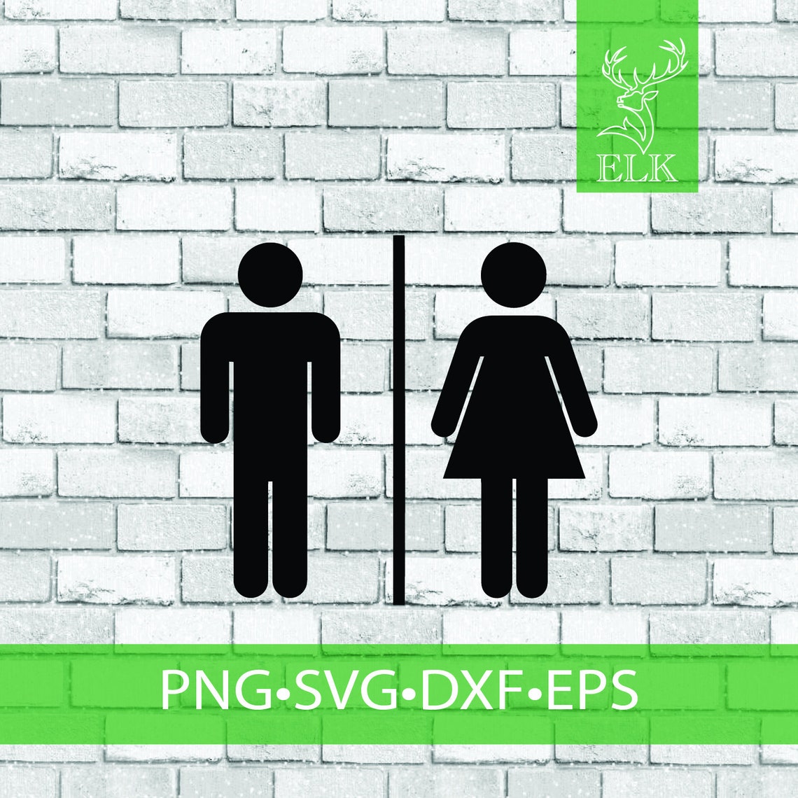 Bathroom Sign Svg, Bathroom Svg, Restroom Svg, Restroom Sign Svg(svg ...