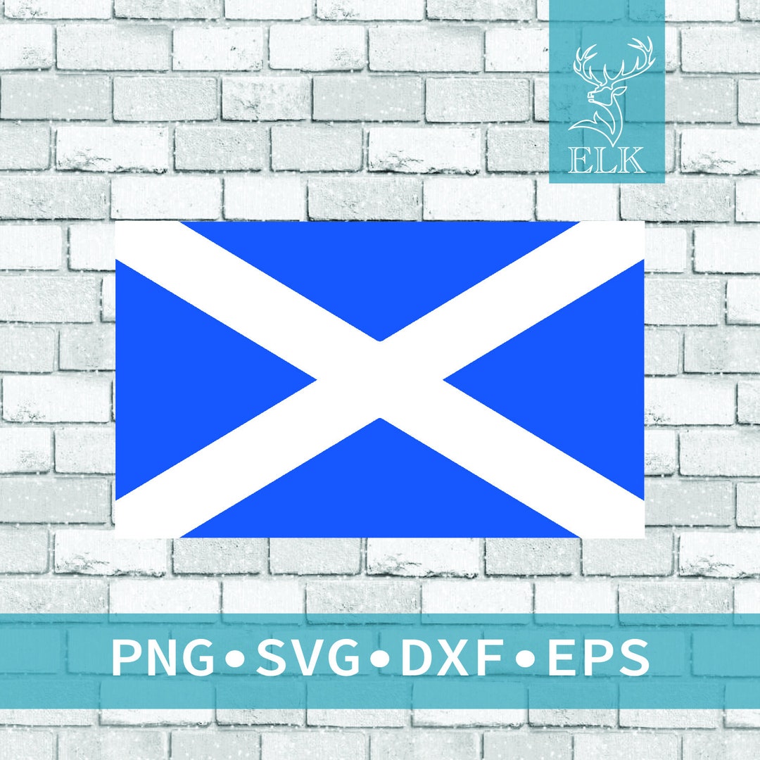 Scotland Flag Svg, Scottish Flag Svg United Kingom UK svg, Dxf, Eps ...