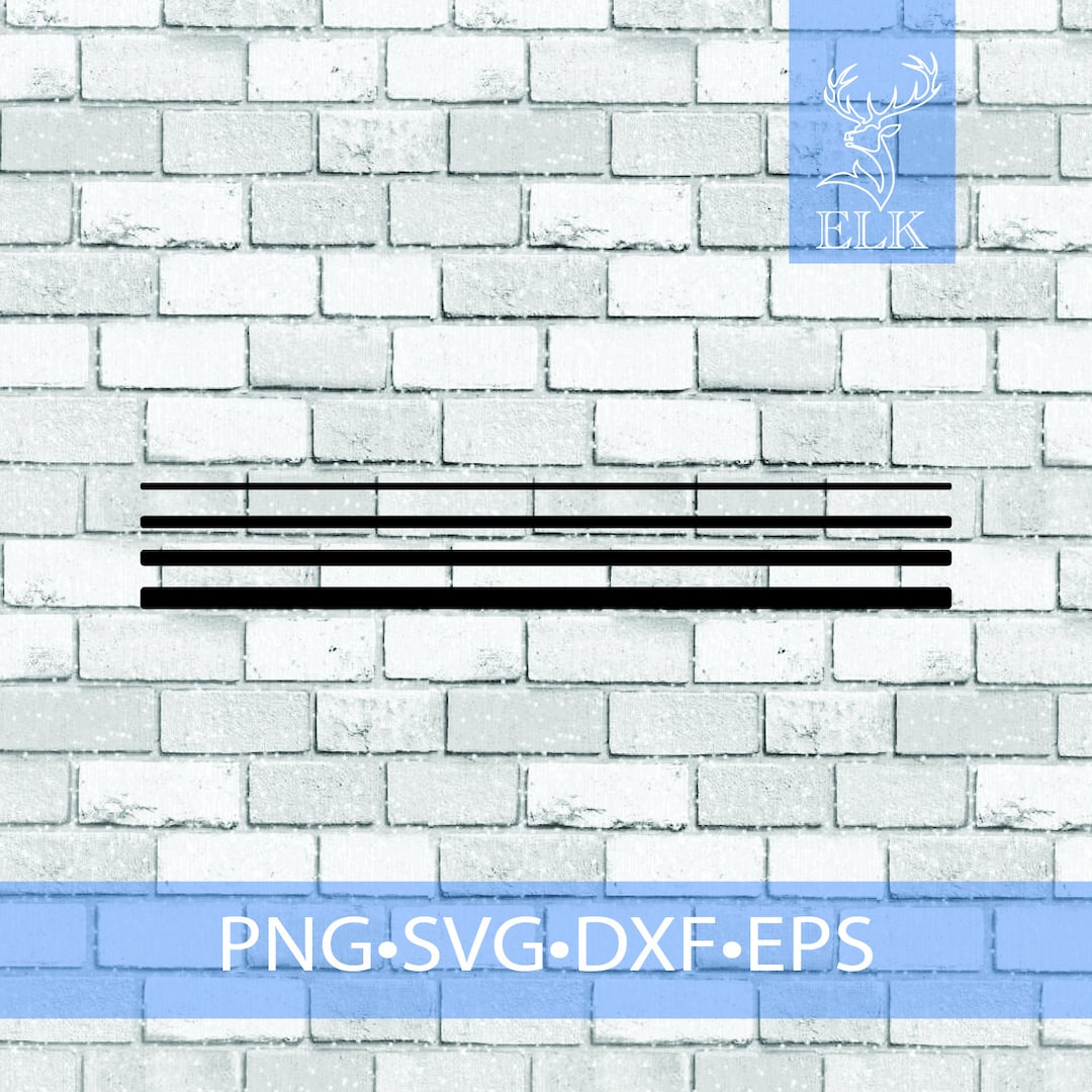 Rounded Straight Lines Different Size SVG Cut File for Cricut ...