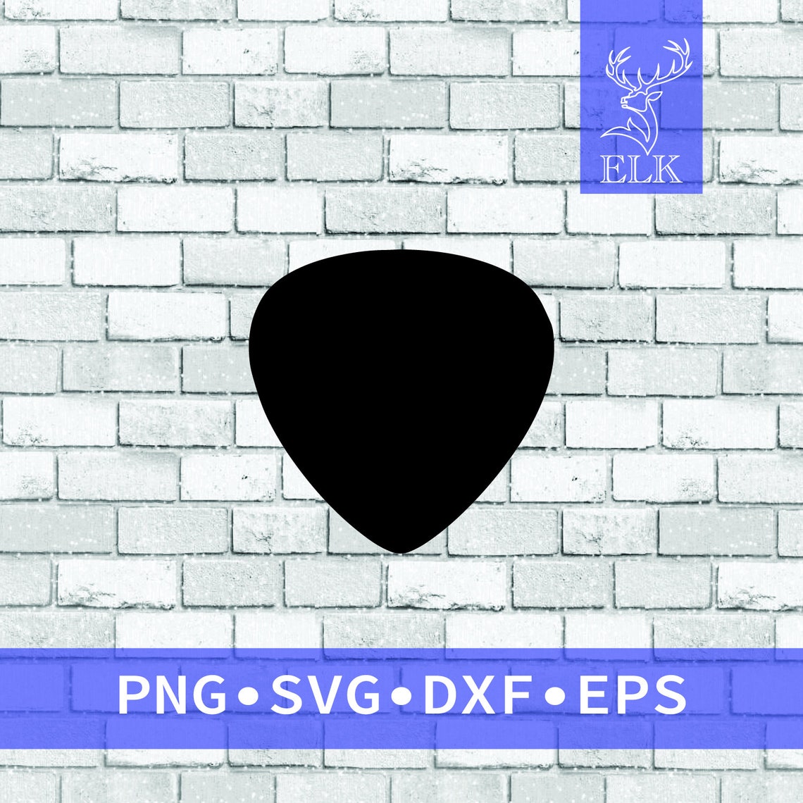 Guitar Pick SVG Template Cut File Cut Out svg Dxf Eps - Etsy